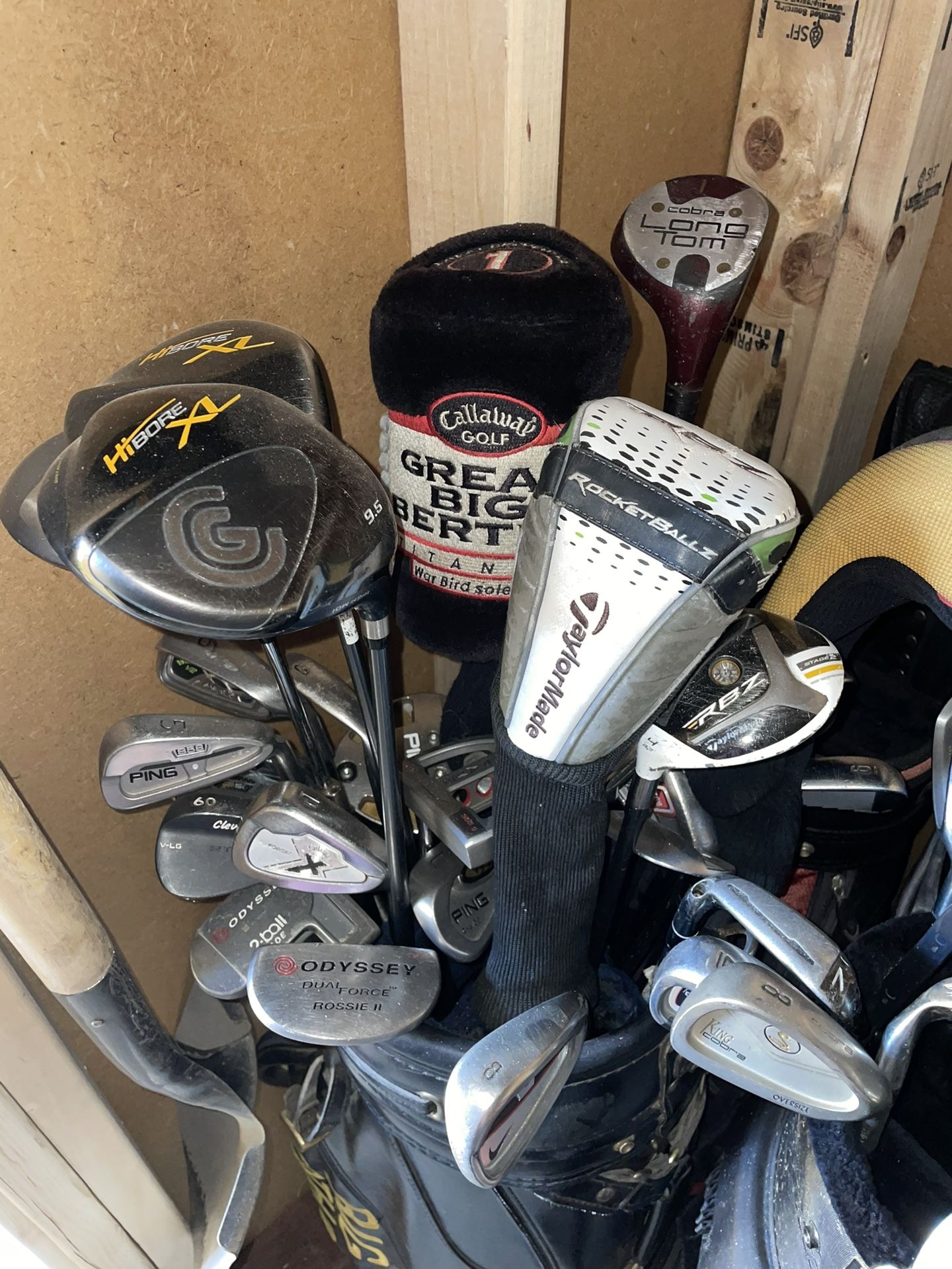 GOLF CLUBS! Drivers Irons Wedges Putters Bags Beginner Set Ping Callaway Taylormade Titleist ...