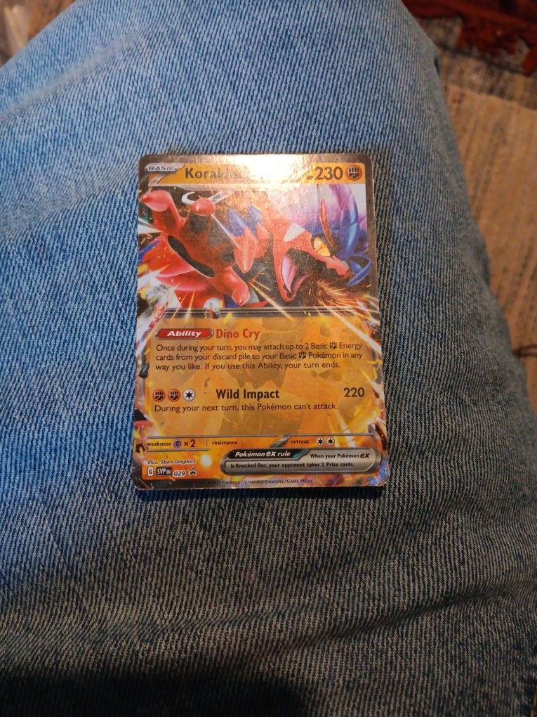 Pokemon Card KORAIDON ex 230 for Sale in Renton, WA - OfferUp