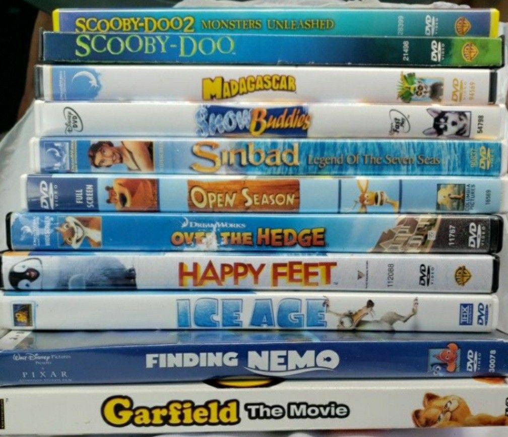 Disney Pixar DreamWorks DVD Lot Shrek Ice Age Madagascar, 53% OFF