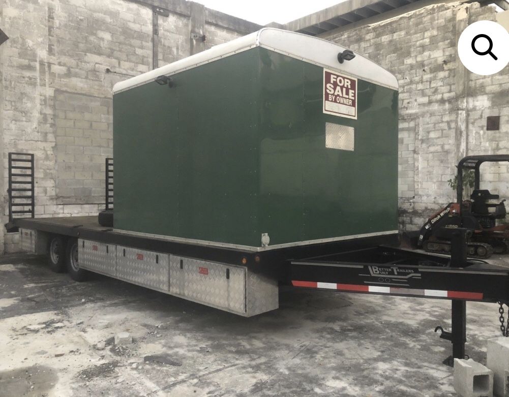 Better Built 14k Equipment Sleeper Trailer w/ AC Refrigerator 4 Beds ...