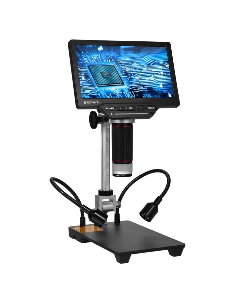 Lepmerk Digital Microscope with Multimeter LCD Soldering Microscope ...