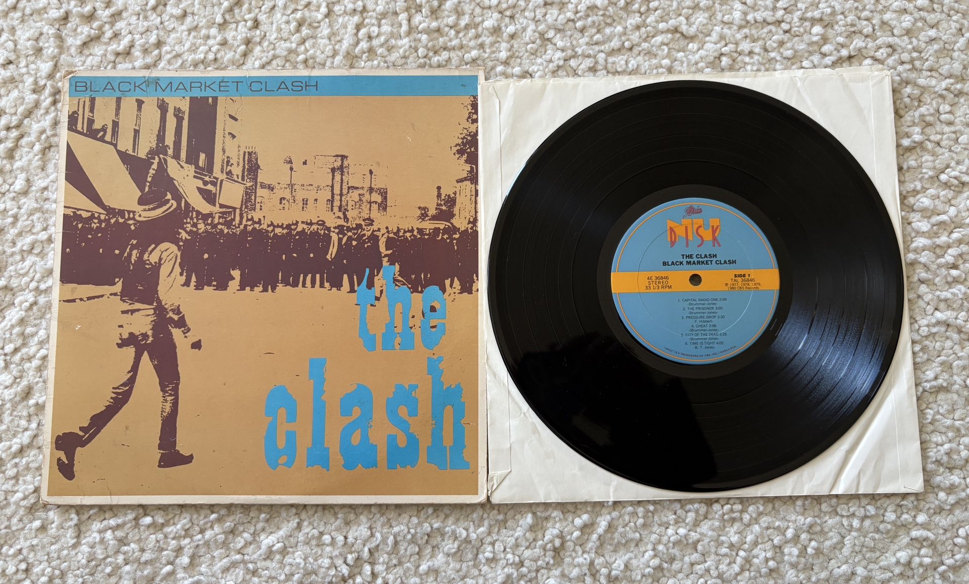 The Clash “Black Market Clash” Vinyl 10” EP 1980 Epic Records Original ...