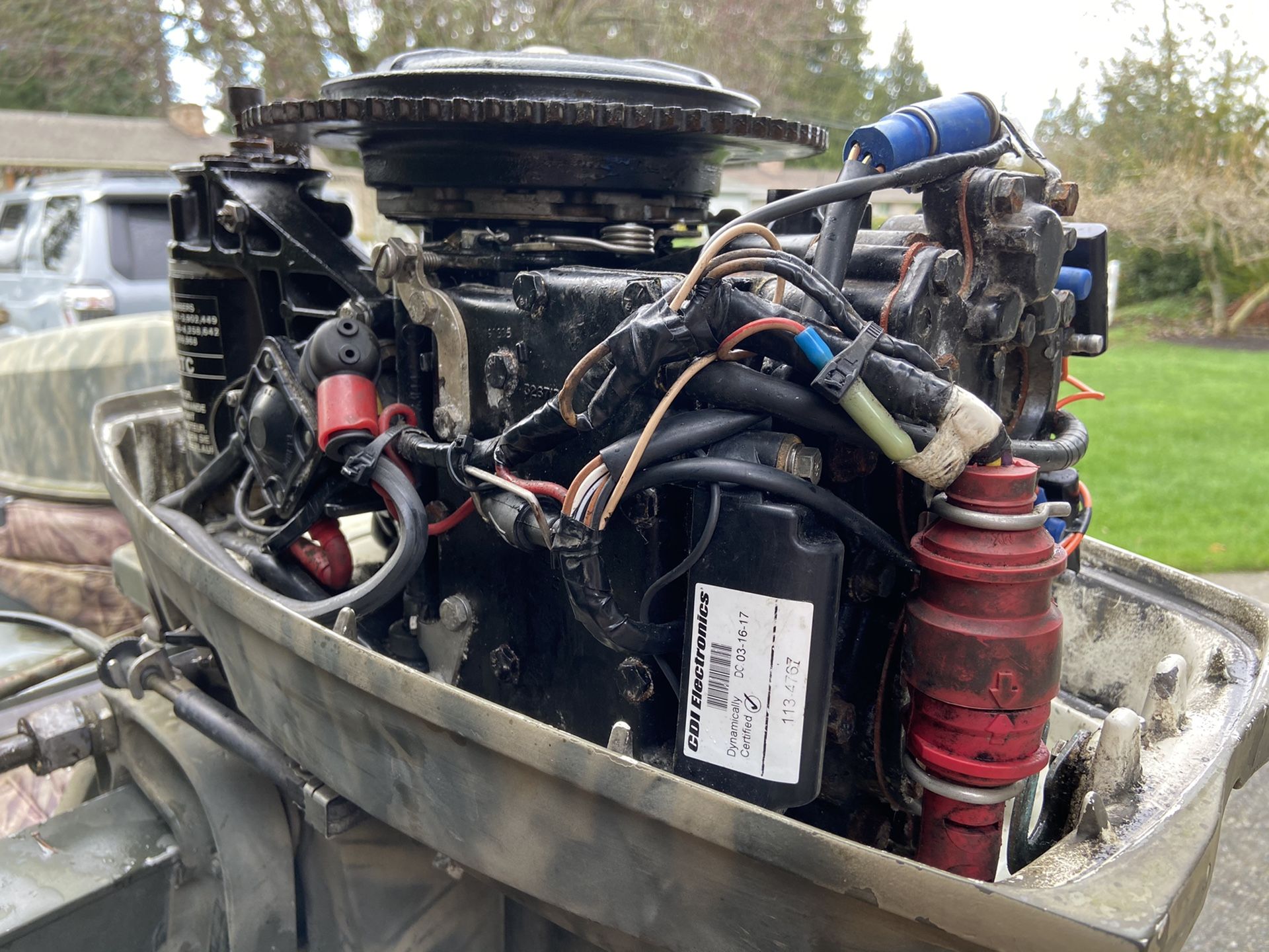 Johnson 25hp outboard w/ controls for Sale in Lynnwood, WA - OfferUp