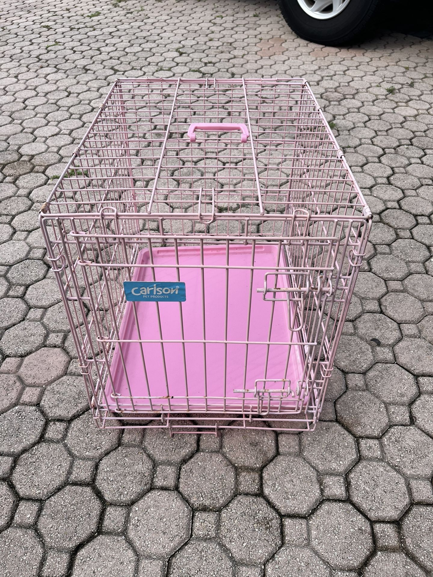 Single Door Metal Dog Crate, Small, 24"L x 18"W x 21"H $30 Firm On ...