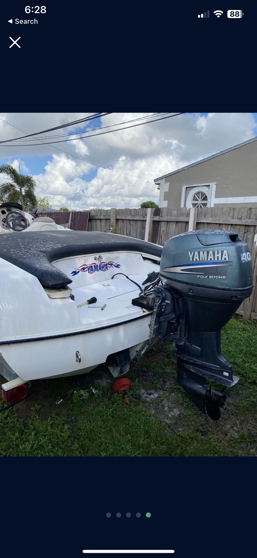 01 Jet Boat Hard Shell Boat. With 2007 Outboard for Sale in Miami, FL ...