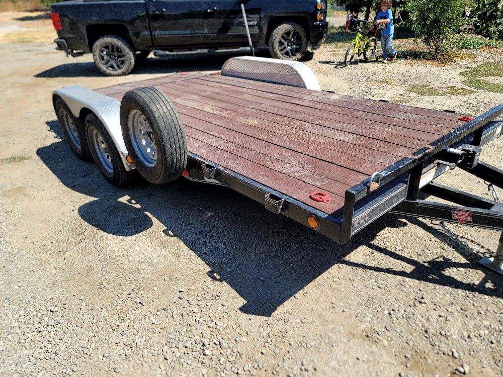 PJ Trailer Car Hauler 16 Ft for Sale in Tracy, CA - OfferUp