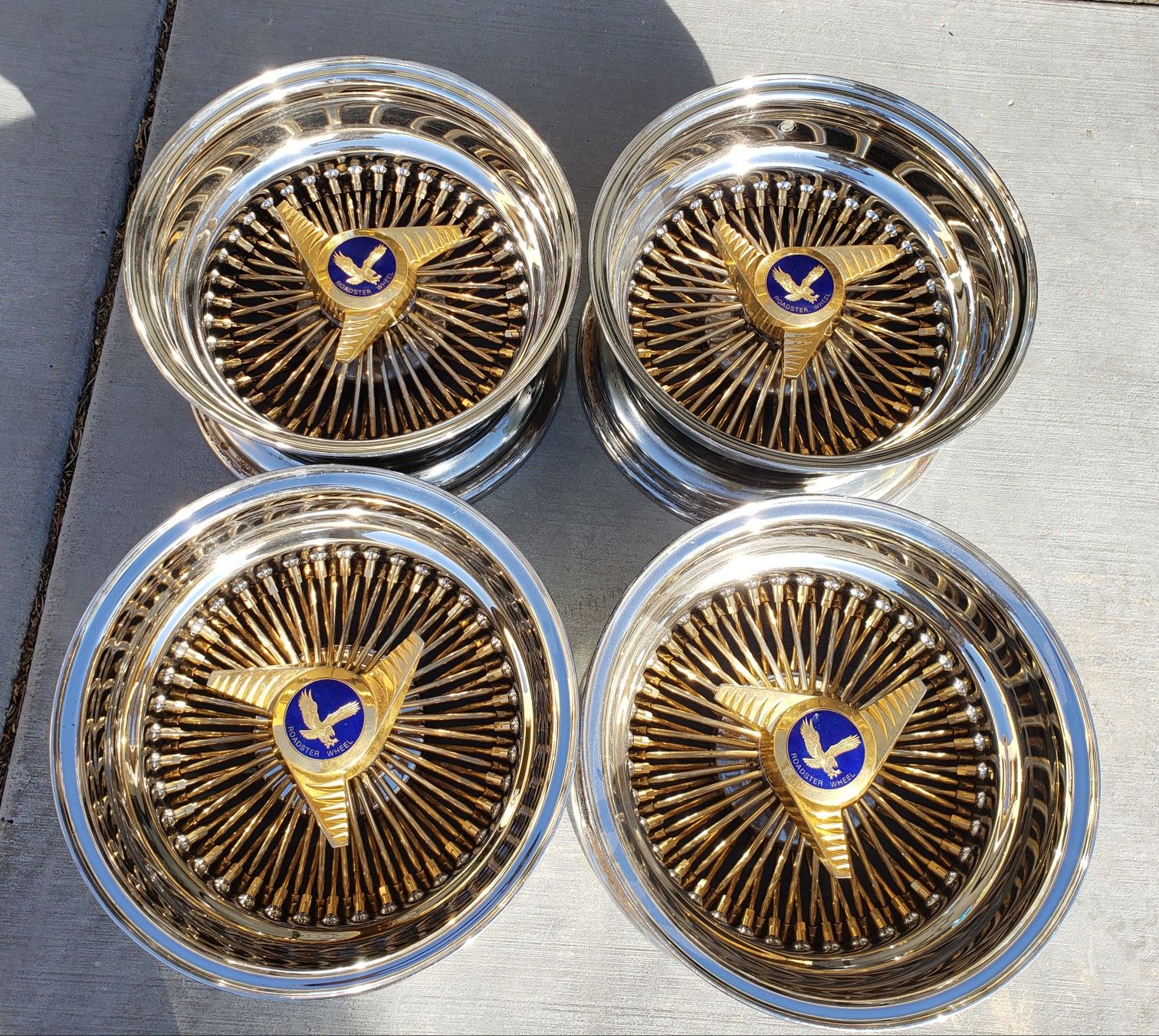 Wire wheels rims dayton impala lowrider zenith Cadillac regal cutlass ...