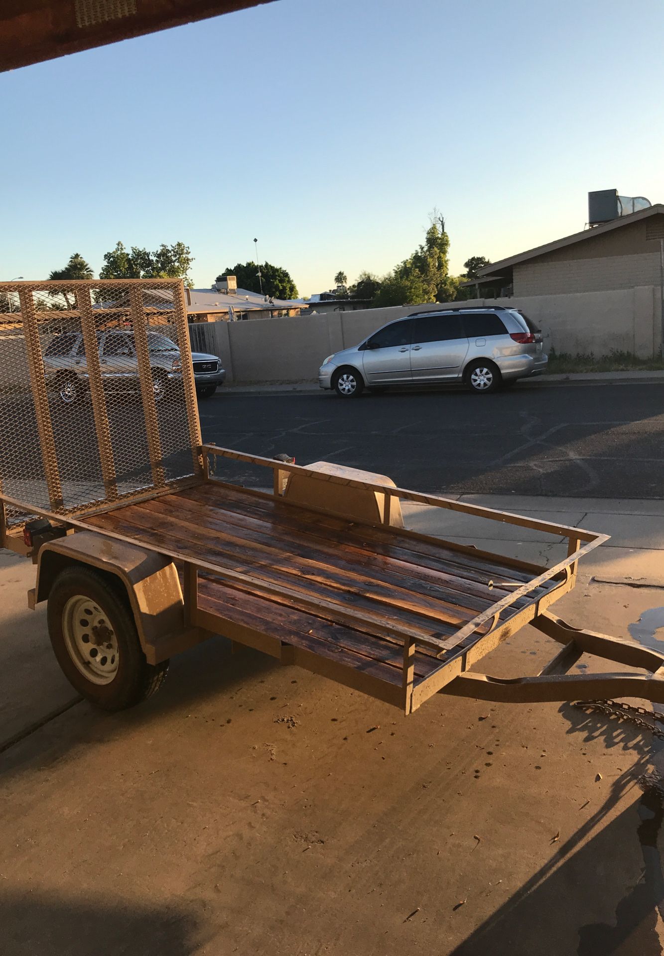 utility trailer. permanent tags. title for Sale in Mesa, AZ - OfferUp