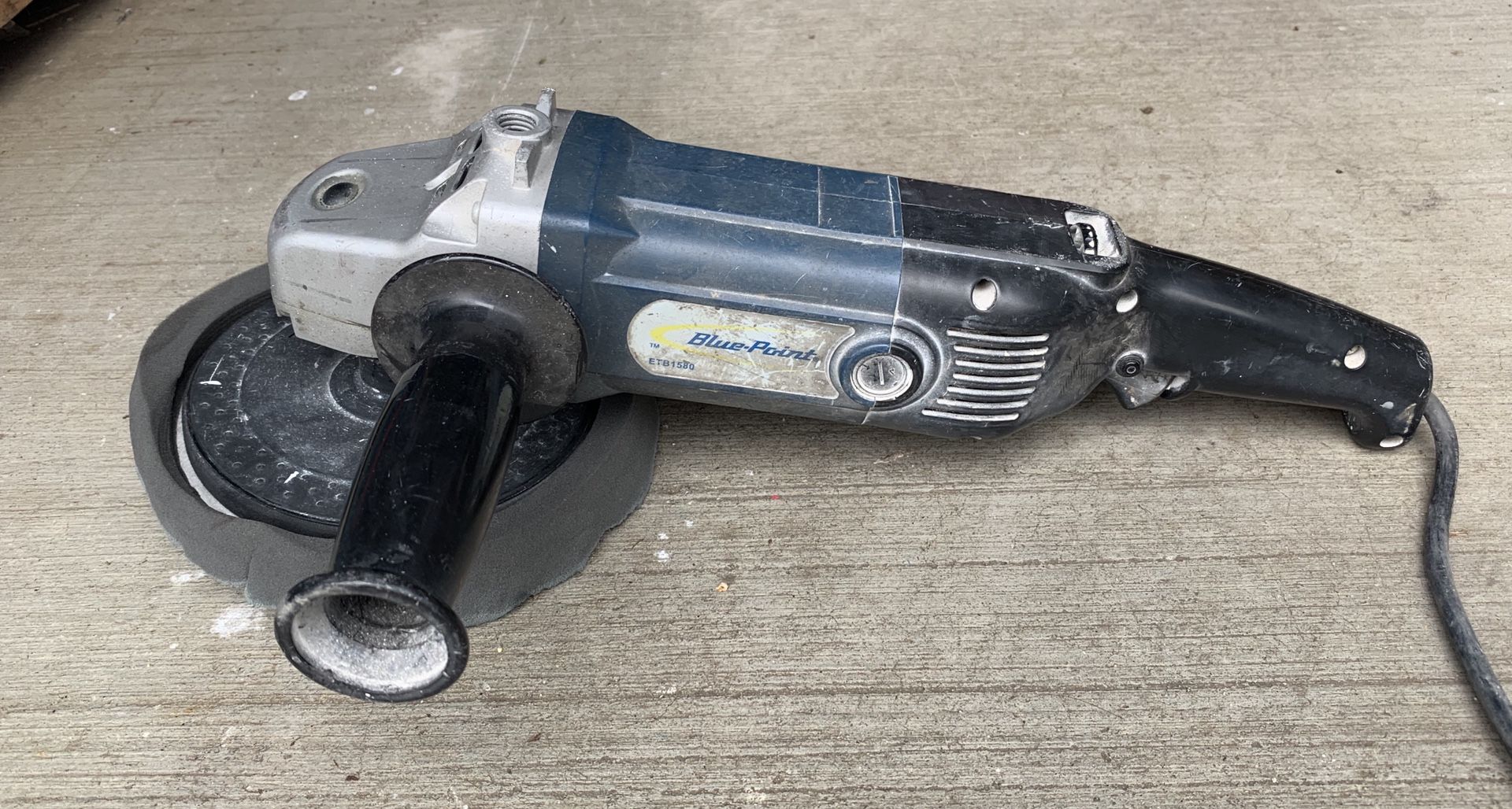 BLue Point ETB1580B 7" Angle Grinder POLISHER Multiple Speed 1k-3k for ...