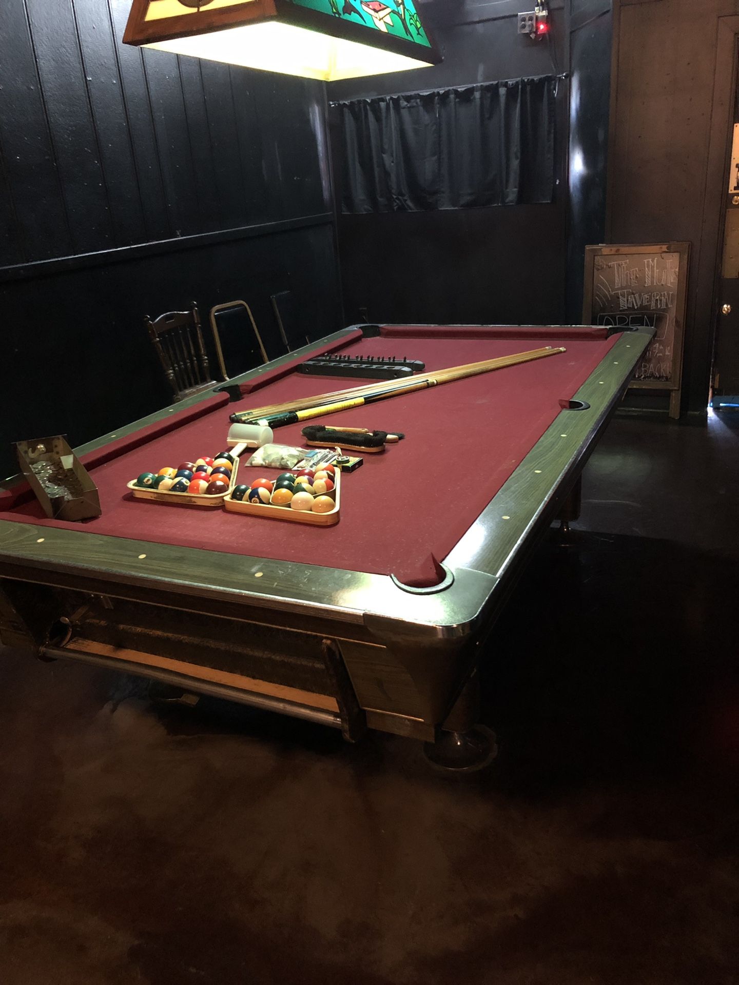 Fischer Slate pool table (vintage) for Sale in Tacoma, WA - OfferUp