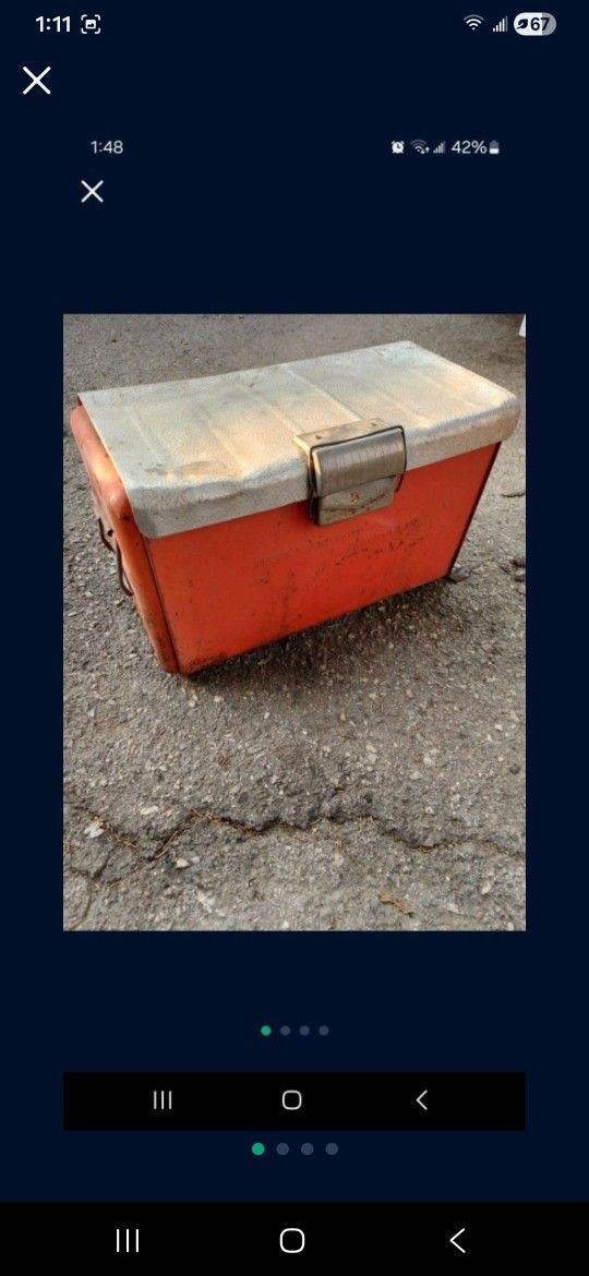 Old School Ice Chest Cooler for Sale in City Of Industry, CA - OfferUp