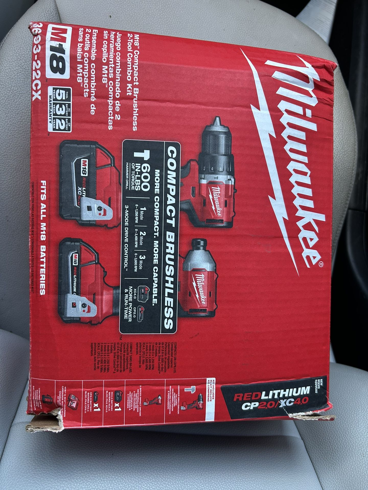 Milwaukee M18 18-Volt Lithium-Ion Brushless Cordless Compact Hammer ...