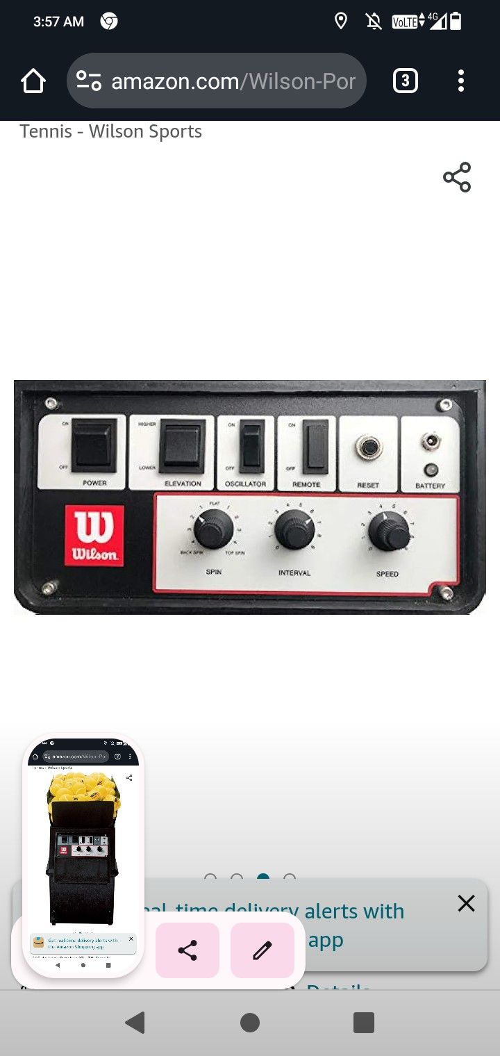 Wilson Portable Tennis Machine - from The #1 Name in Tennis - Wilson ...