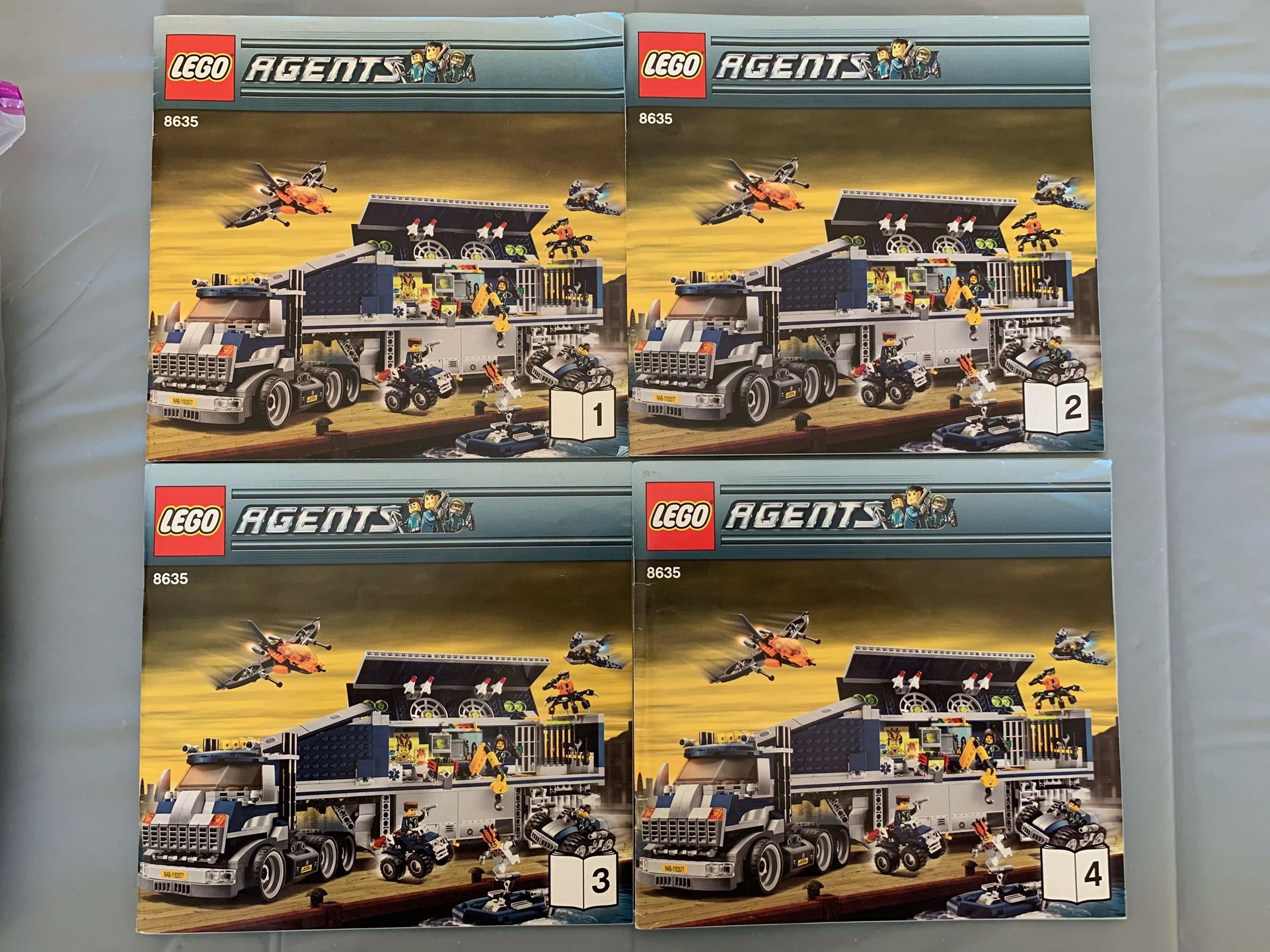 Lego #8635 Agents: Mobile Command Center (1154 Pieces) for Sale in ...