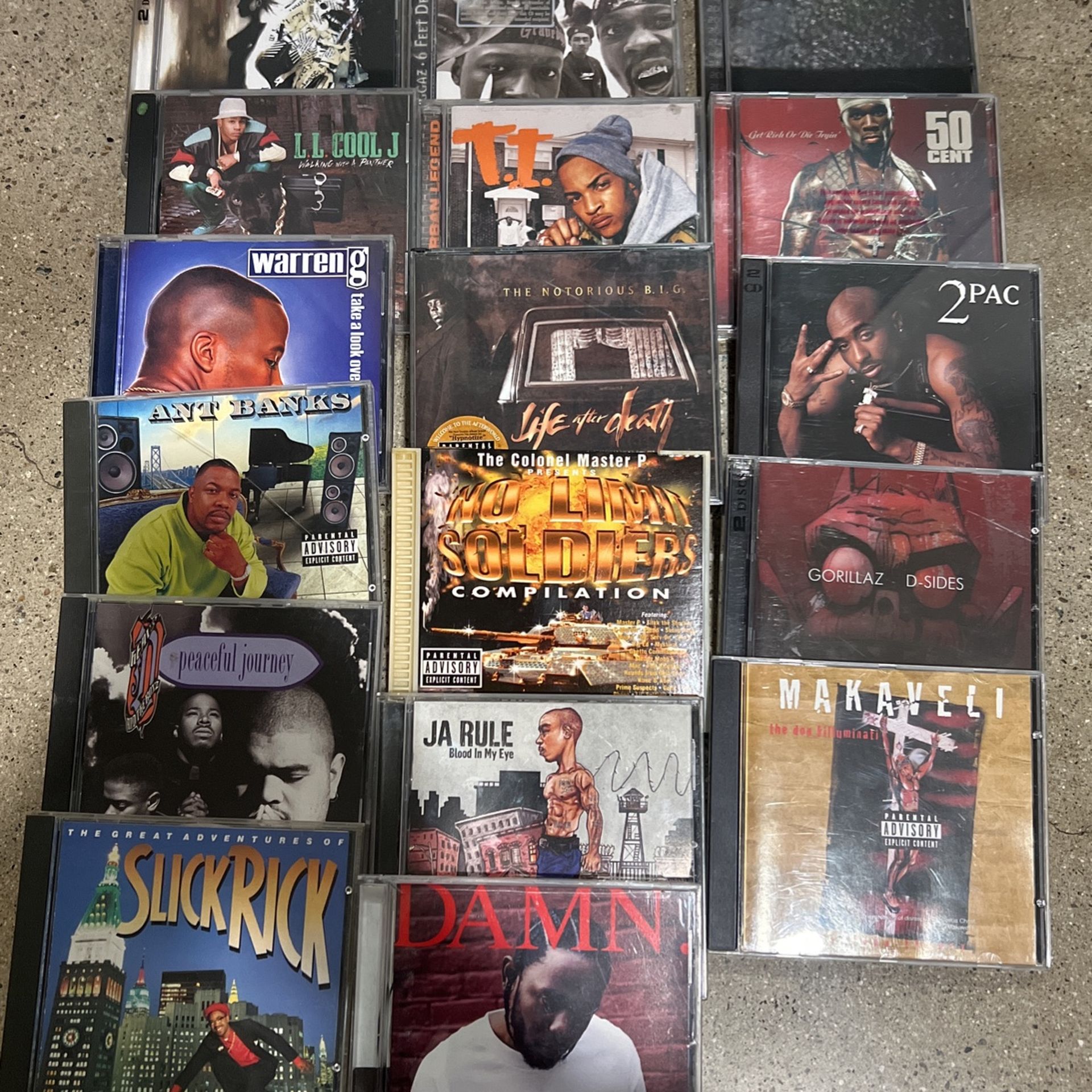 HIP HOP CD’S FOR SALE PRICES VARY BUNDLE DISCOUNT RAP WU LL SLICK 50 ...