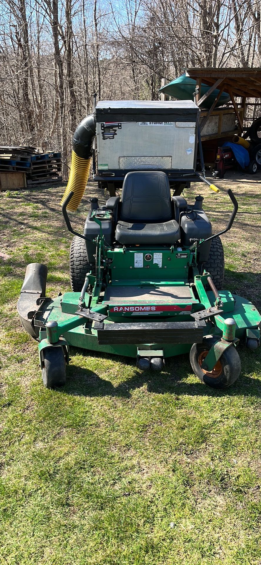 Bobcat Ransome 60 Inch Zero Turn Mower With Peco Bagger System for Sale ...