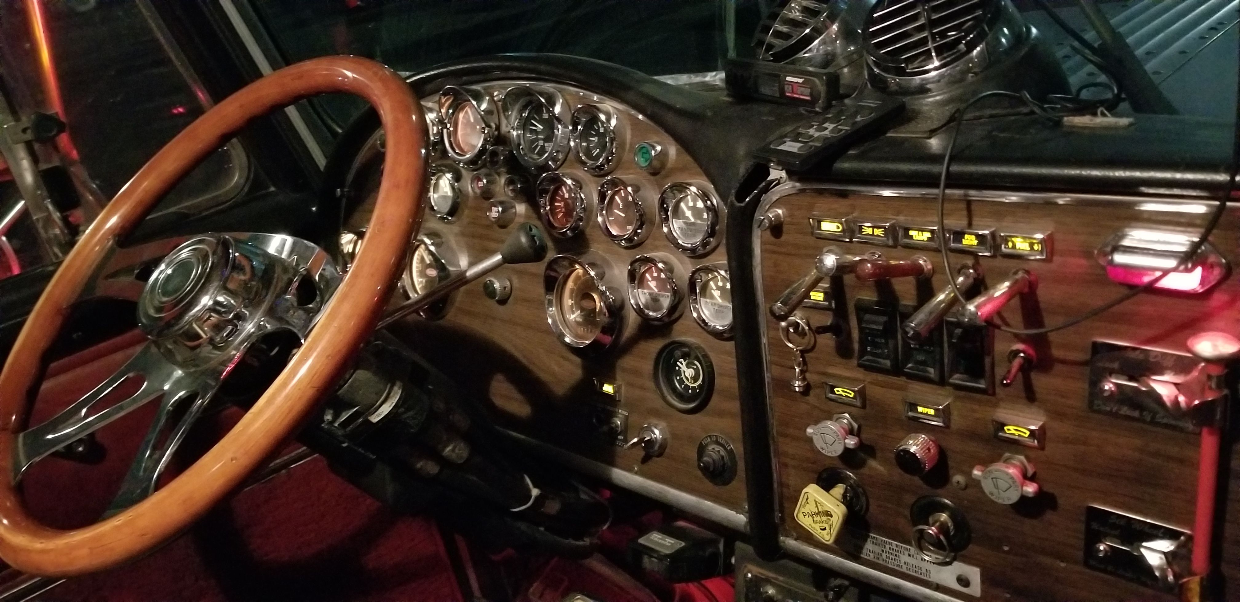 Peterbilt 359 Corvette Dash
