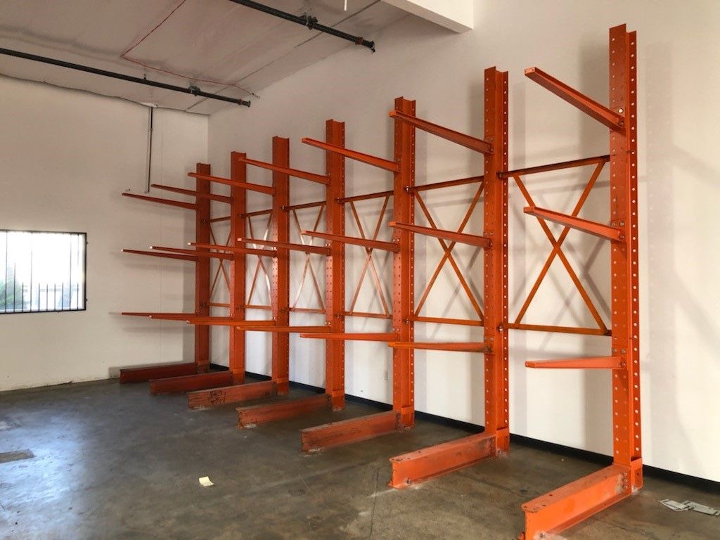 Used Cantilever Pallet Racking, Lumber Storage, Pipe Racks for Sale in ...