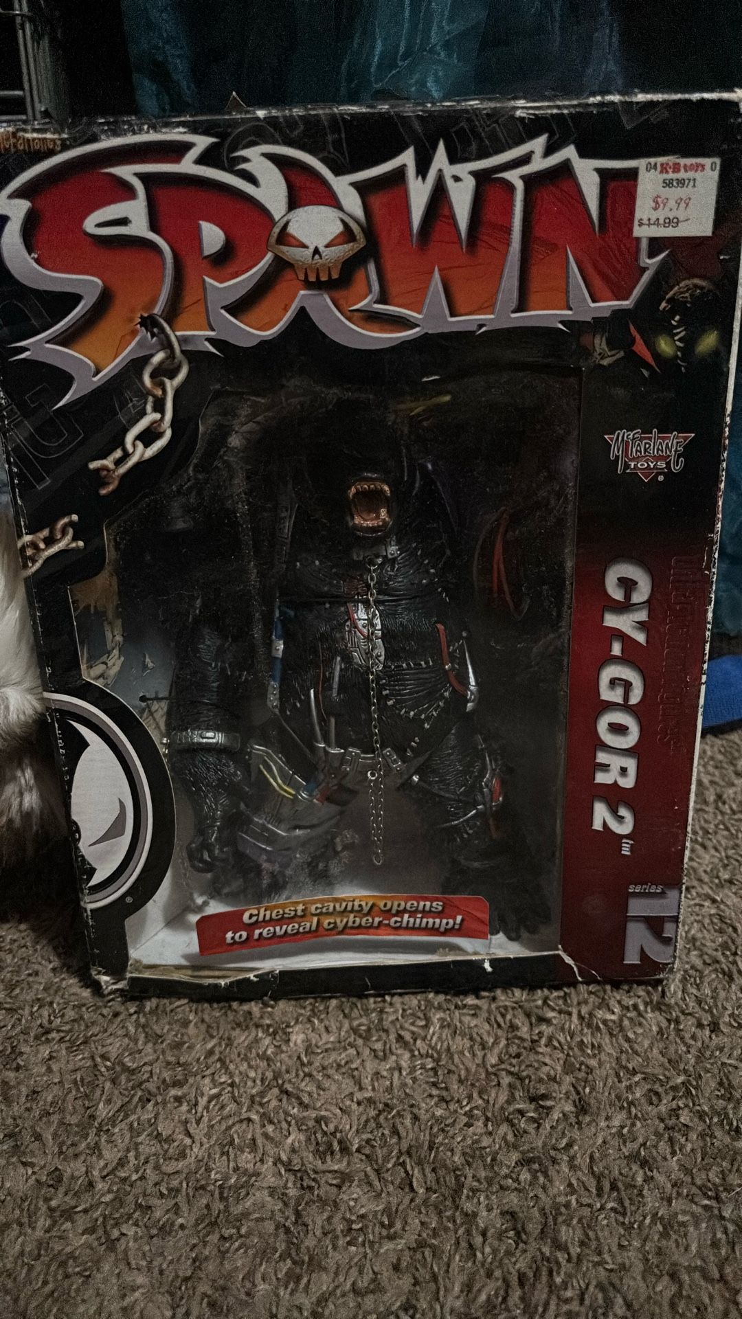 1998 Mcfarlane Toys Spawn Series 12 Cy-Gor 2 Ultra-Action Figure for ...