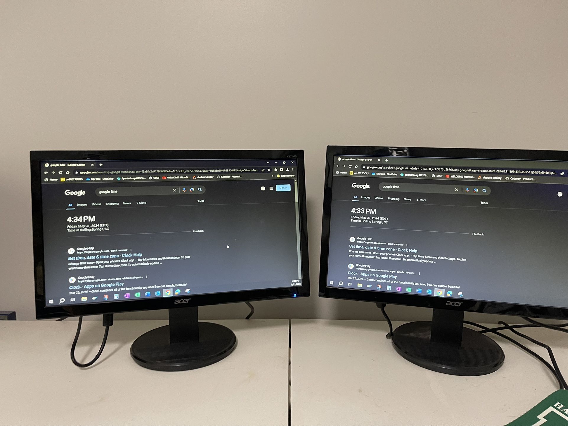 Two Acer 19.5” Computer Monitors for Sale in Boiling Springs, SC - OfferUp