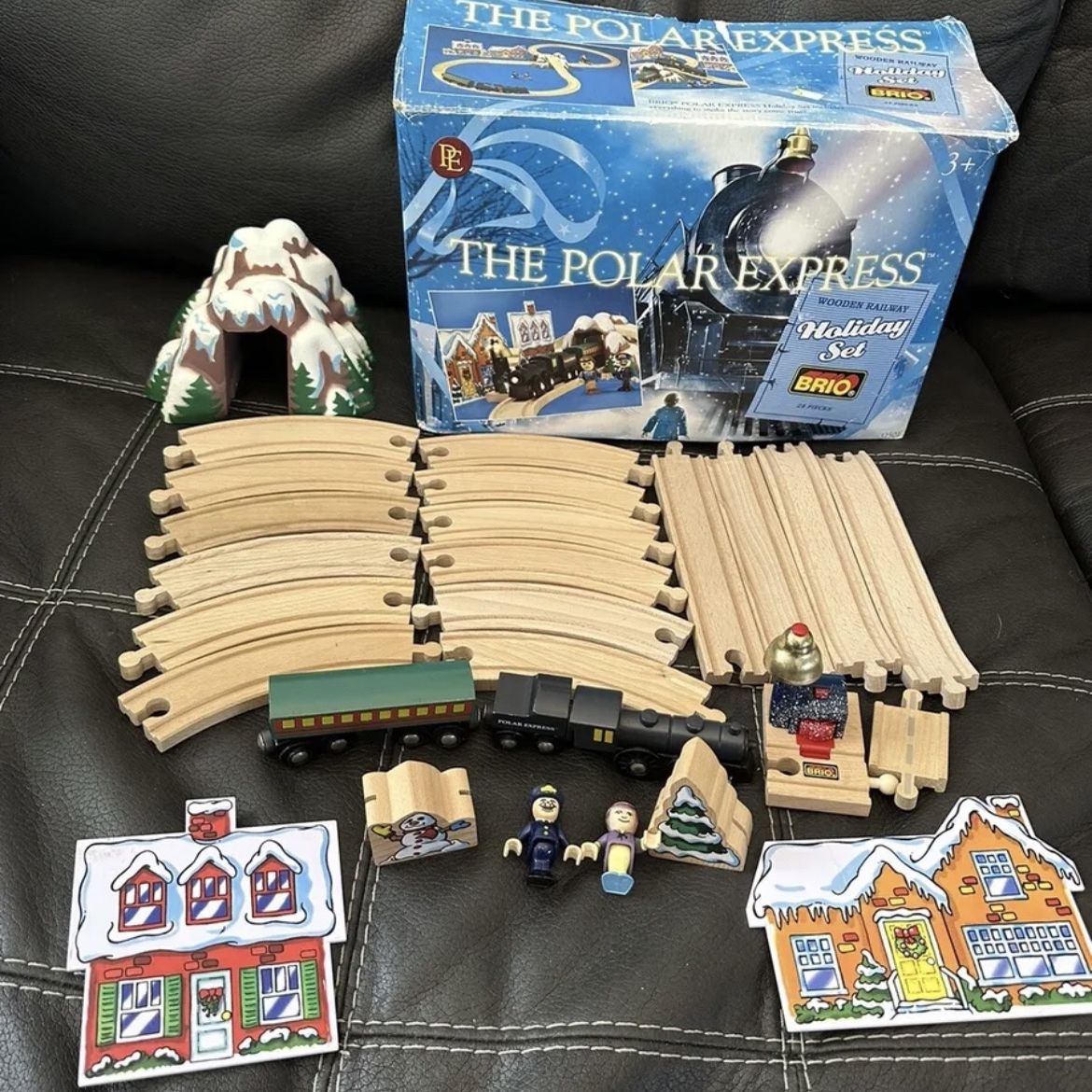 Polar Express Wooden Train Set