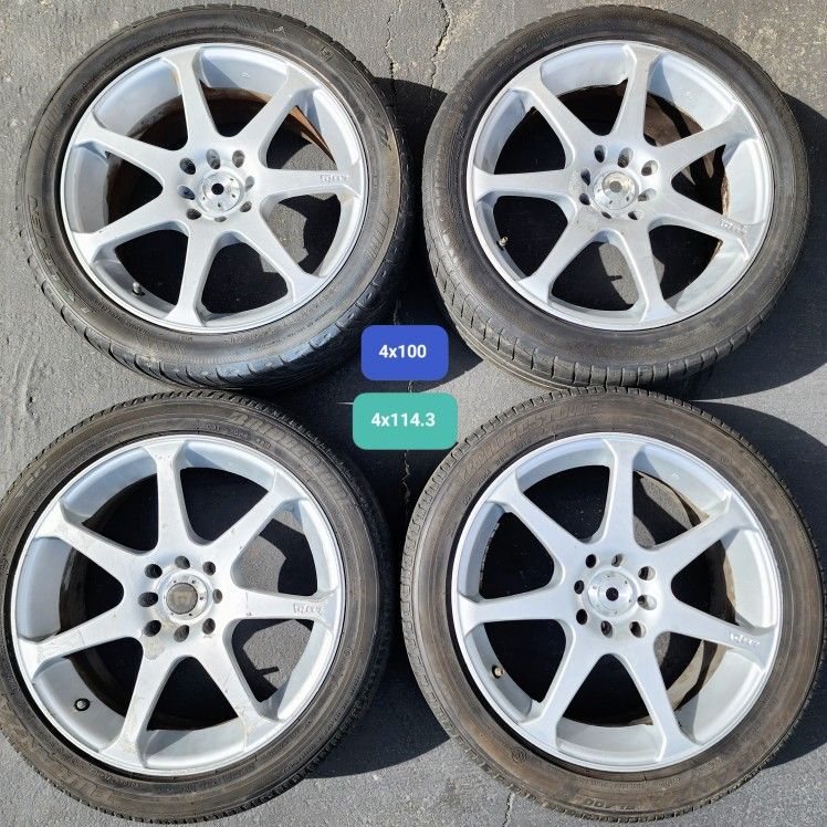 N195 Motegi R7 Silver Wheels 17 inch Wheels for Sale in Montclair, CA ...