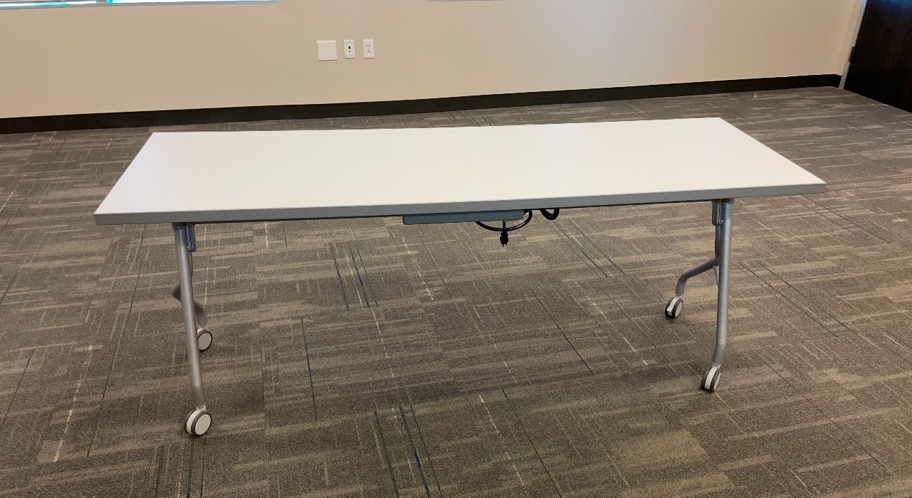 Allsteel Desks Classroom Training Office Tables Nesting Folding / Hon ...