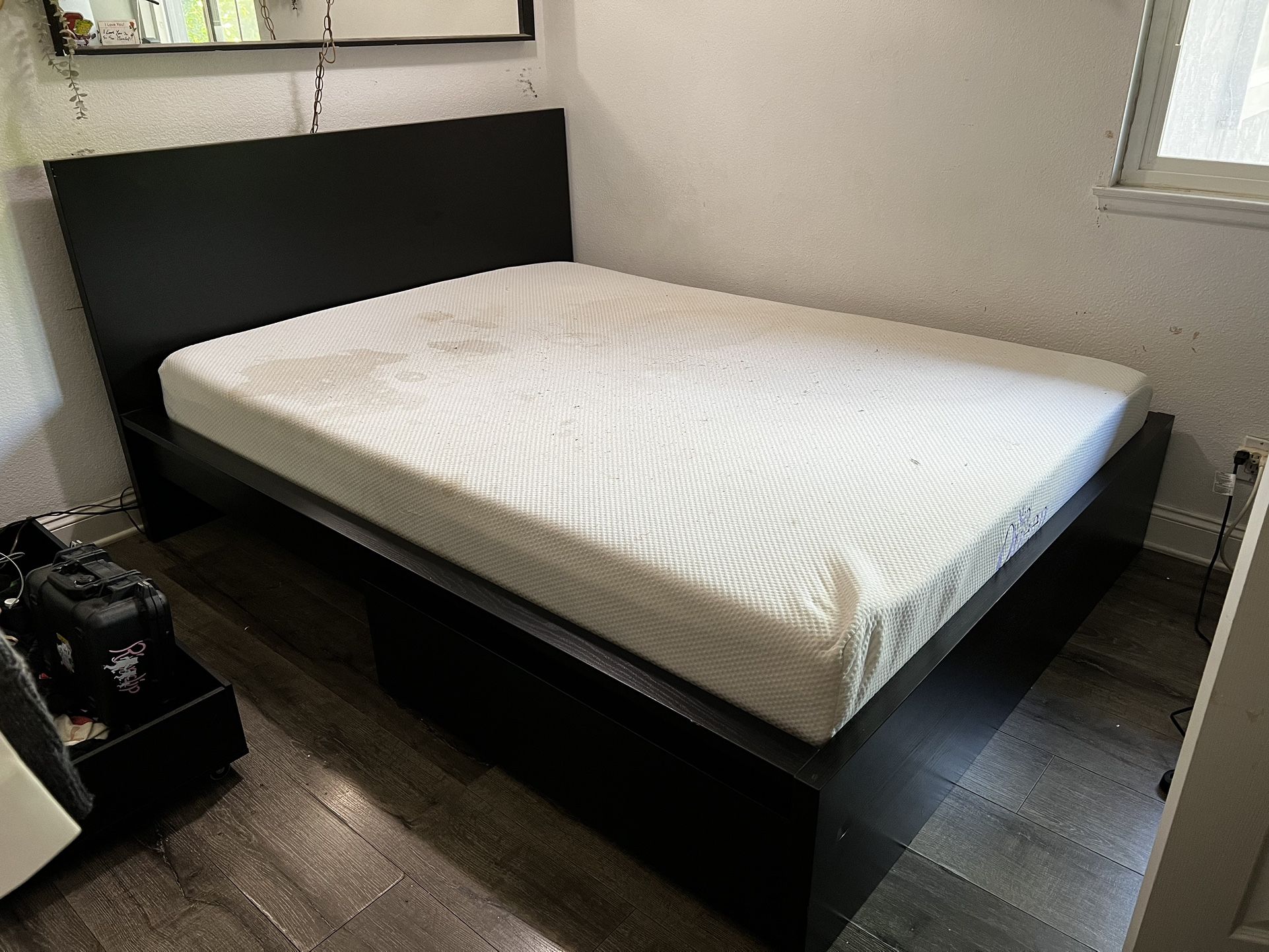 Black malm bed frame store