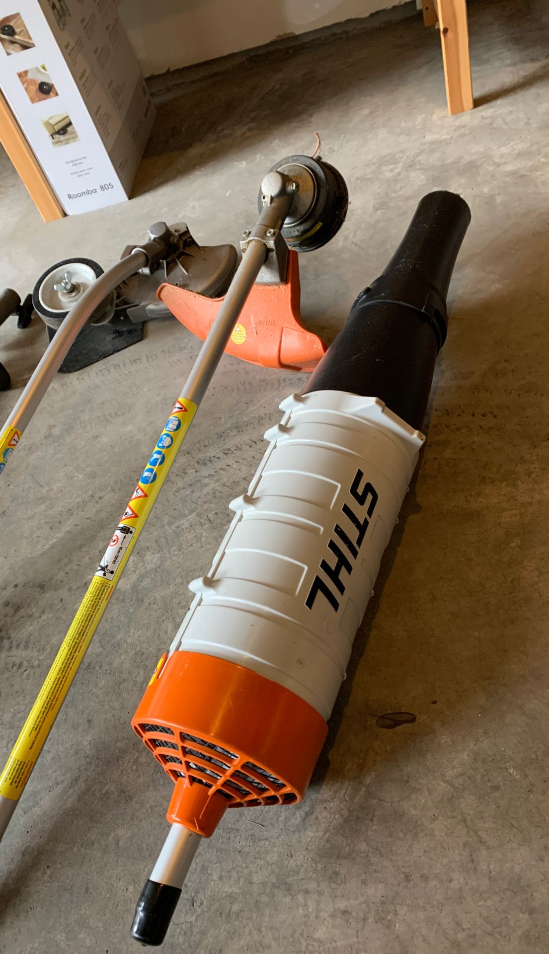 STIHL weed and lawn care gas equipment with weeded, edger and blower ...