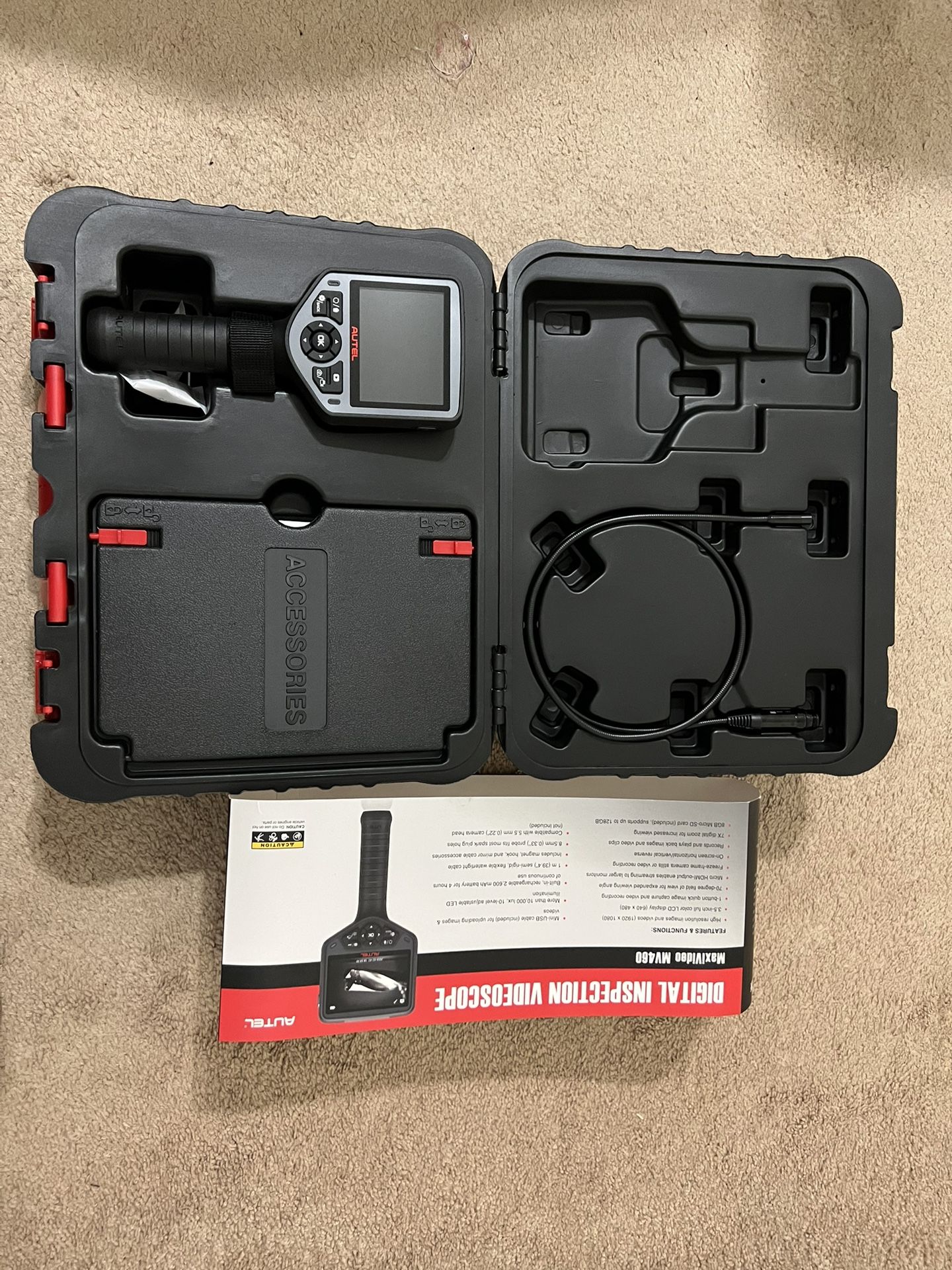 AUTEL MAXI VIDEO MV460 DIGITAL VIDEOSCOPE INSPECTION CAMERA for Sale in ...