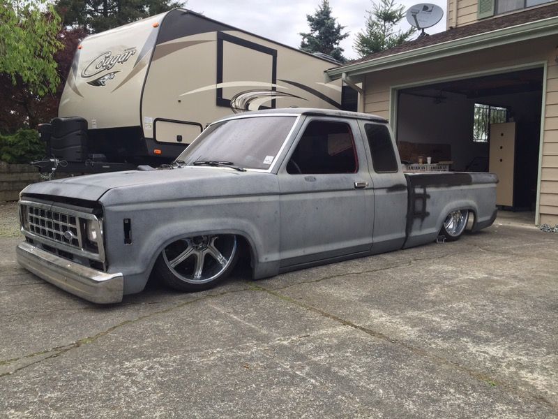Slammed 86 Ford Ranger