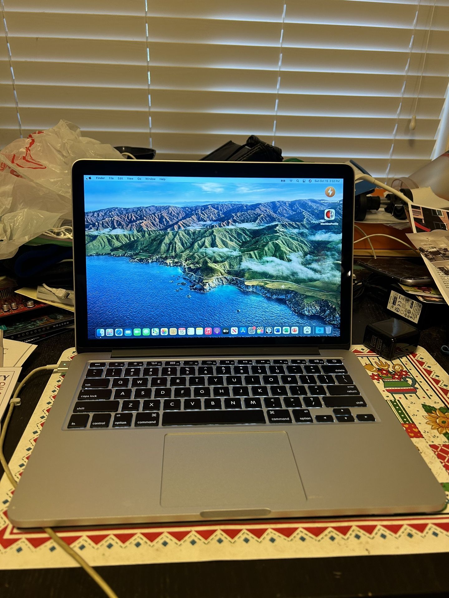 Apple MacBook Pro A1502-13”-2.6ghzI5,256gb,8gb,Webcam,Wireless-2014 for ...