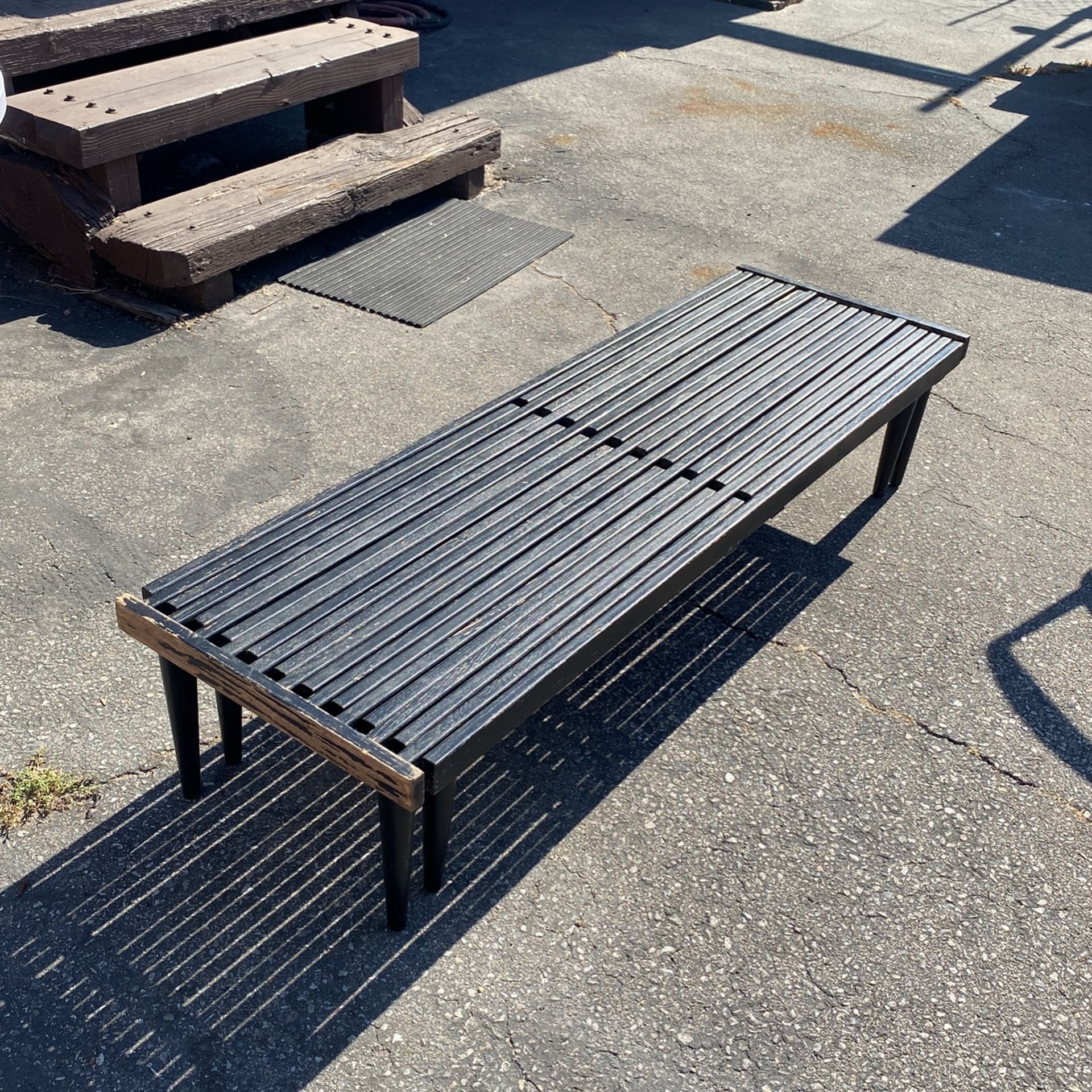 Mid century Modern Extending Slat Bench for Sale in Pasadena, CA - OfferUp