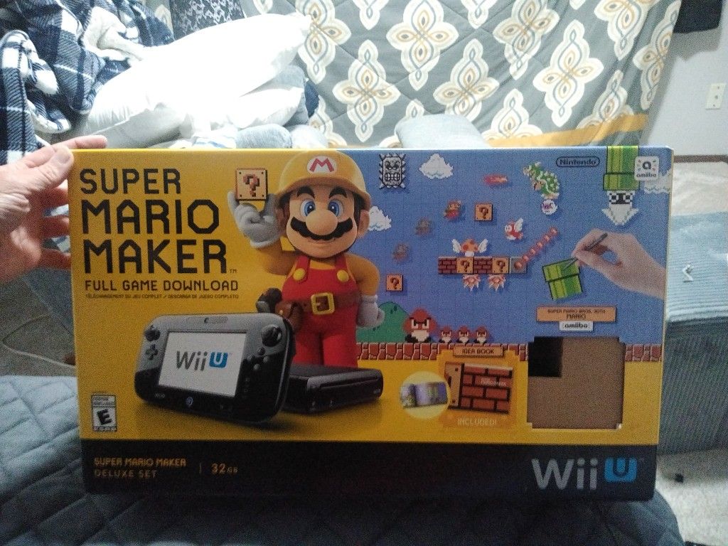 Wii U Super Mario Maker Edition + Games + Wii U Pro Controller ...