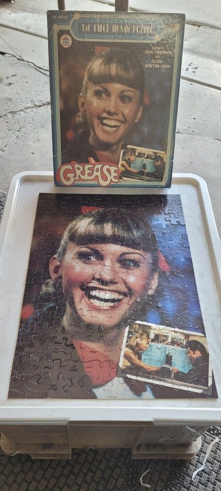 Vintage Grease 150 Piece Jigsaw Puzzle Featuring Olivia-Newton John for ...