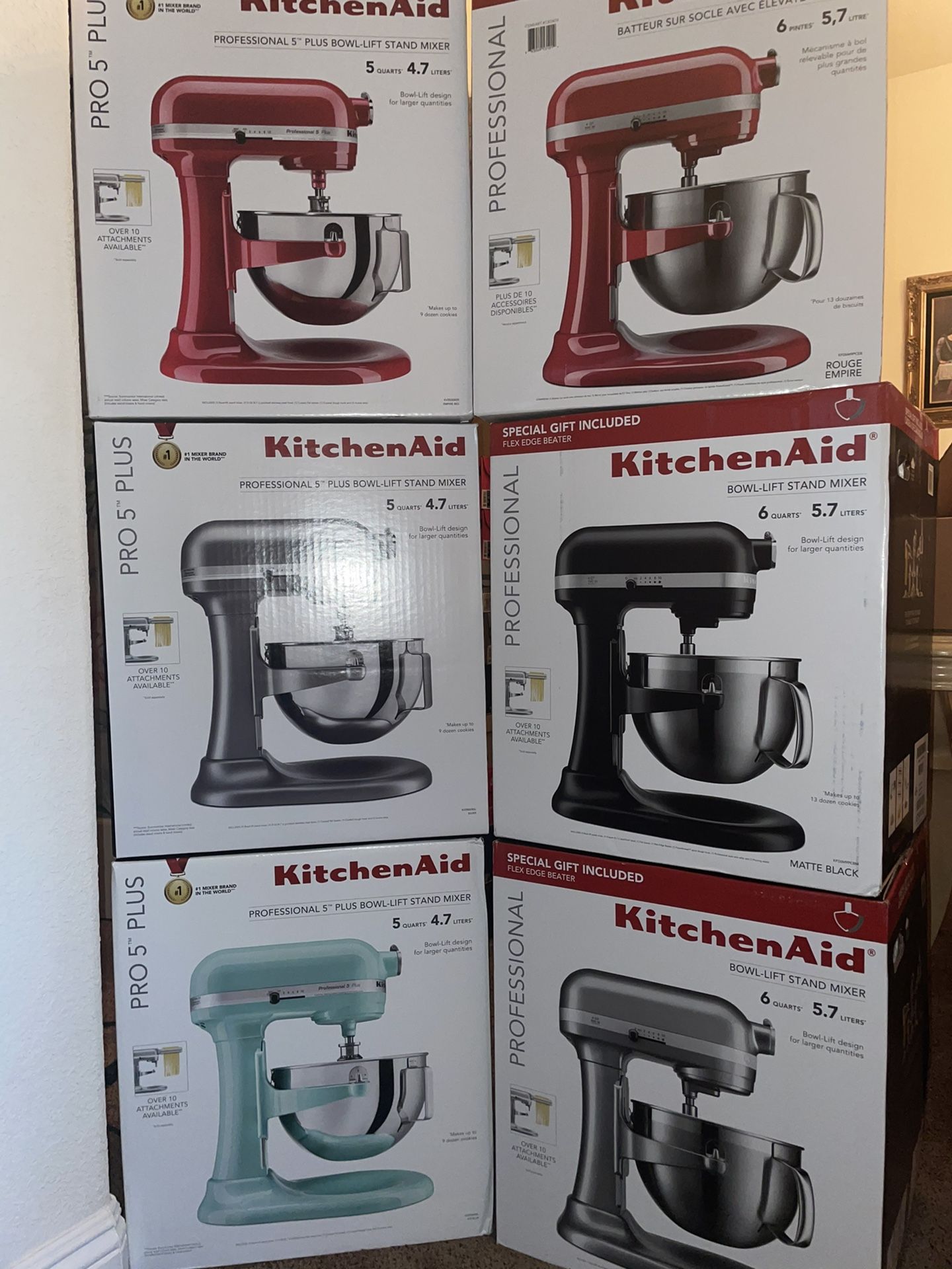 Kitchenaid Kitchen Aid PROFESSIONAL 6qt 590 watt motor with 5 ...