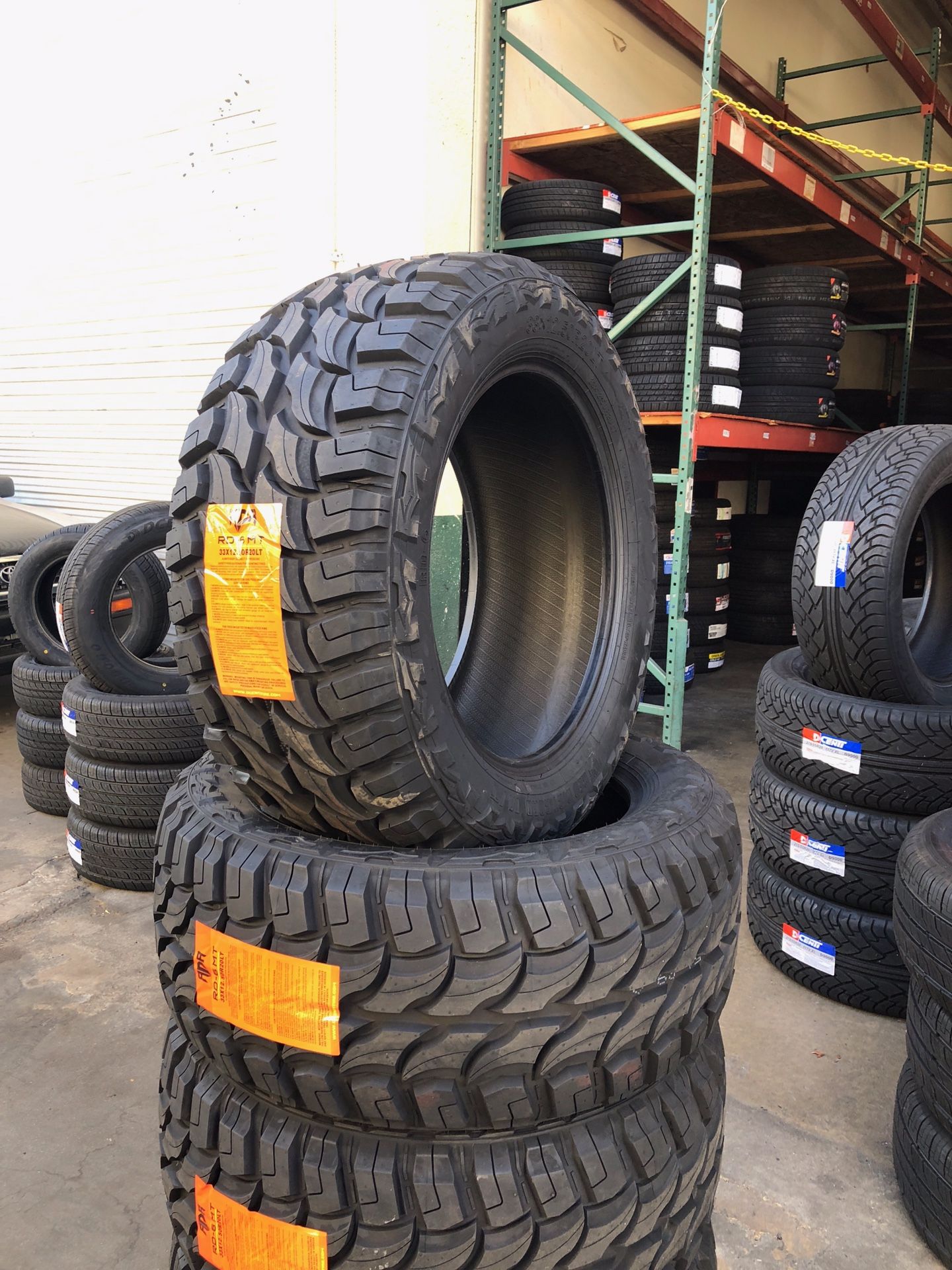New set of (4) 33x12.50R20 RDR RD-6 MT 10 ply Mud Terrain tires for ...