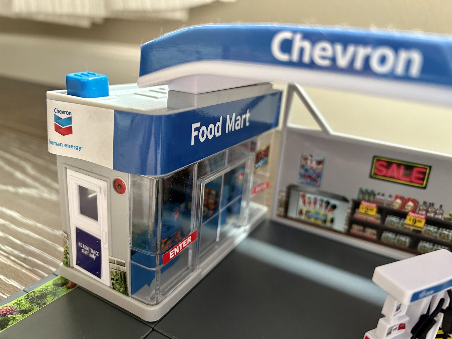 Chevron Gas Station Toy