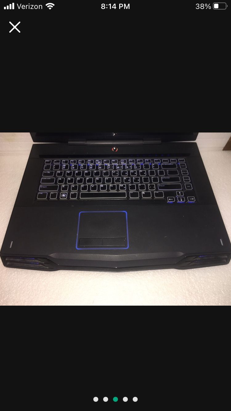 Dell Alienware M15x Gaming Laptop. Intel Core i7 620M @ 2.67GHz. 8GB ...
