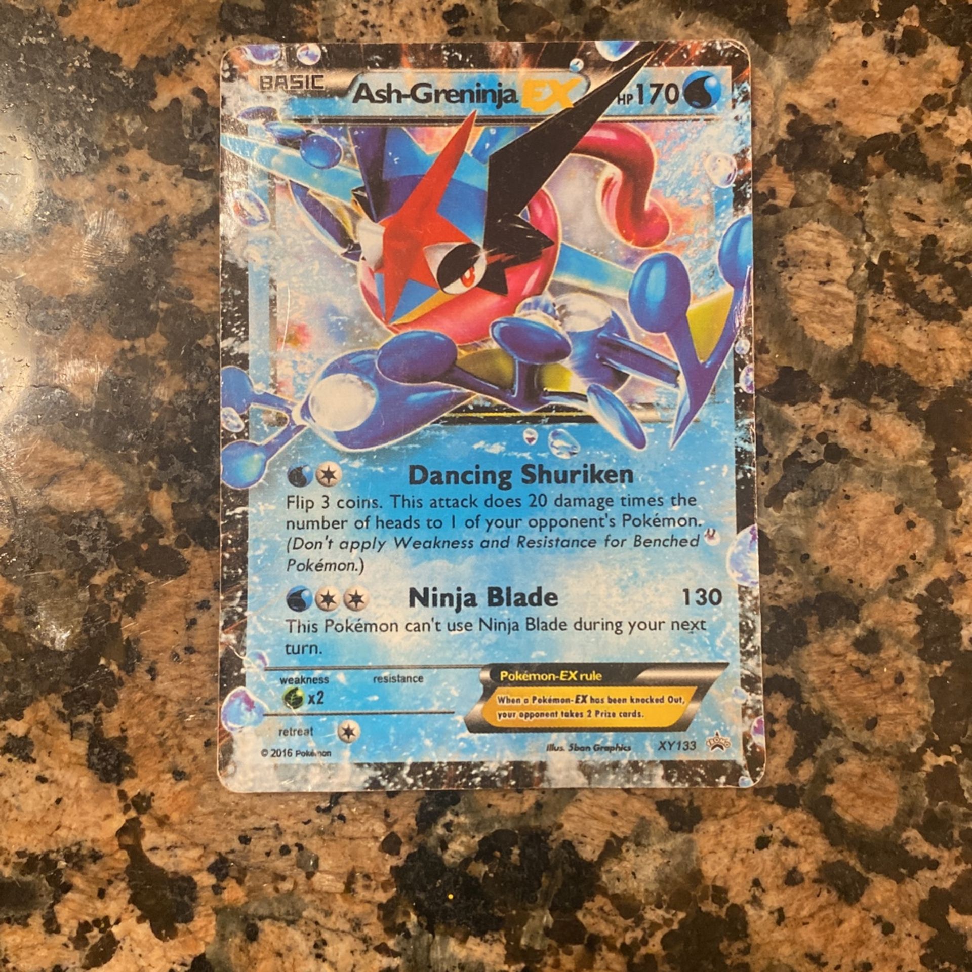 Greninja Ex Pokemon Card
