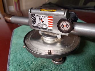 Vintage David White Meridian Transit Level Model No. 8090 with Case for ...