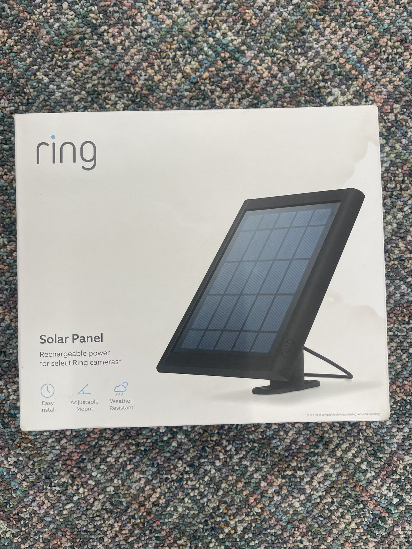 Ring Solar Panel – Weather Resistant – Easy Install – New for Sale in ...
