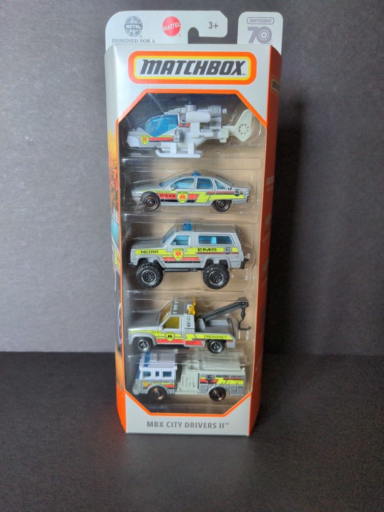 Matchbox Police Cars 5 Pack