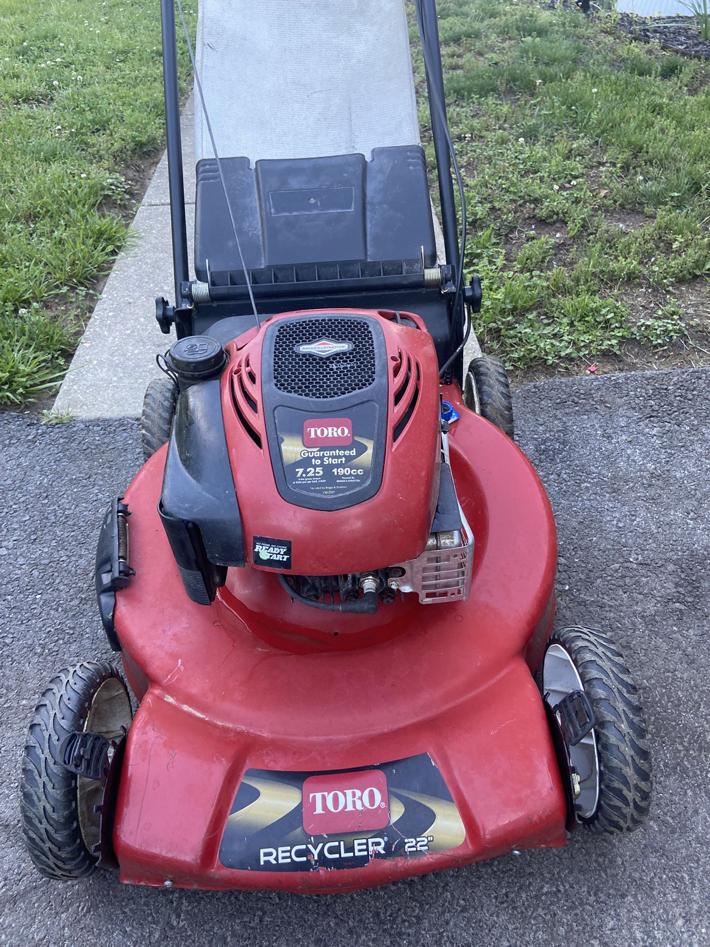 Toro 7.25 HP 22 Inch Self Propelled Bagger for Sale in Bowie, MD - OfferUp
