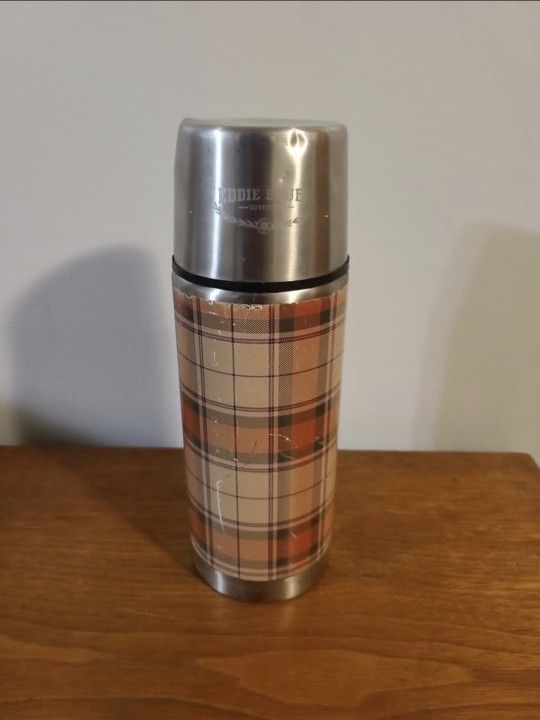 Eddie Bauer Outfitter Plaid Vacuum Sealed Thermos Hot or Cold - 1L - 33 ...