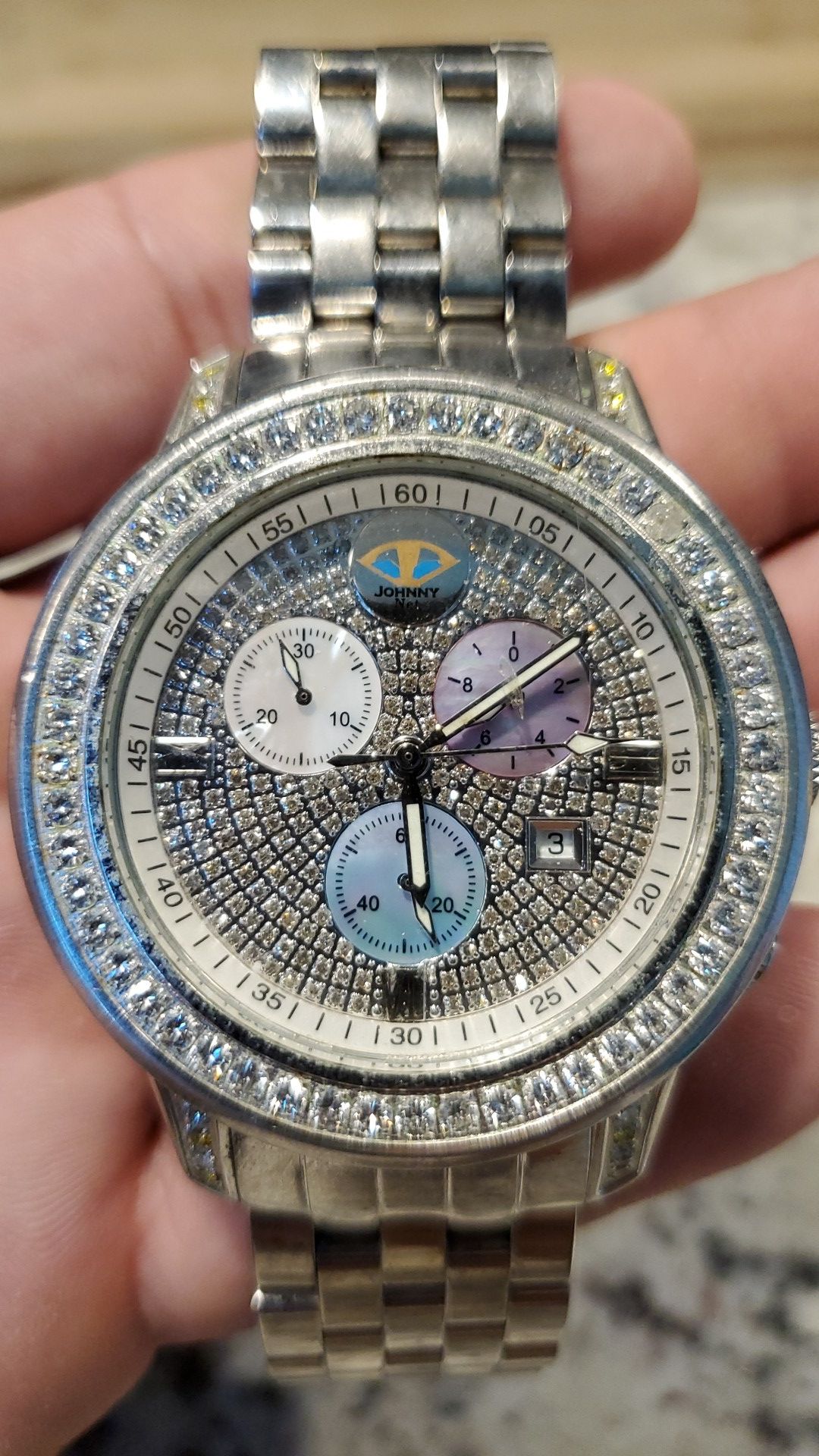 Johnny Dang watch with REAL Diamonds!! for Sale in League City, TX ...