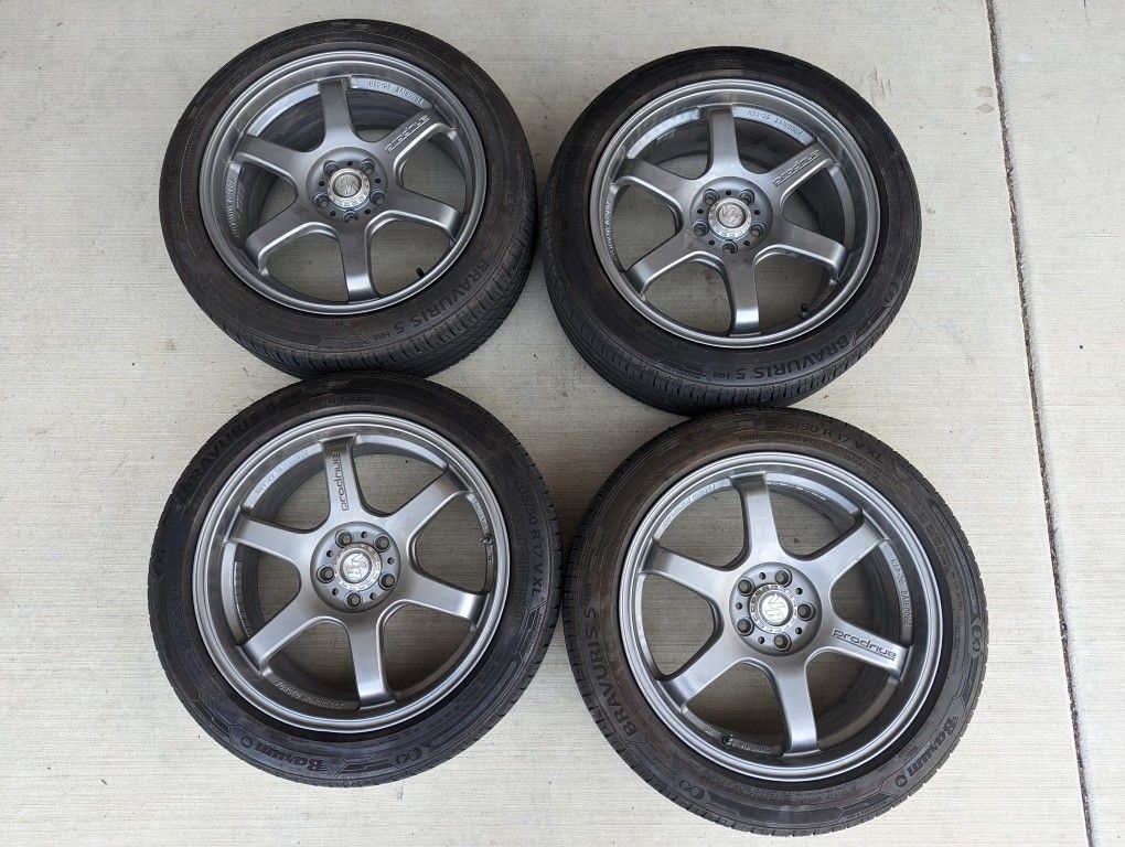 Prodrive GC-06H 17x7.5 5x100 Wheels With 205/50/17 Tires for Sale in ...