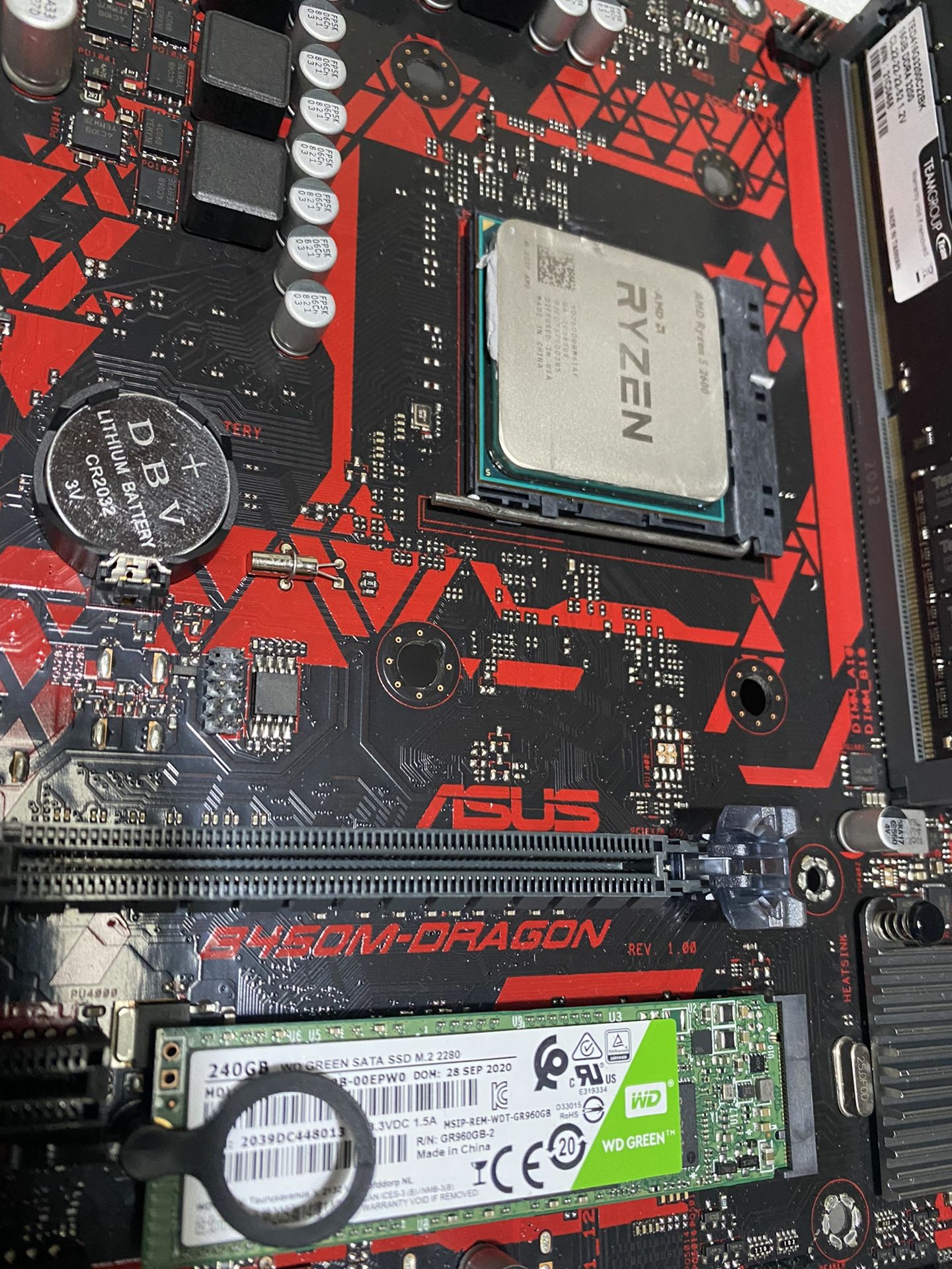 NEW Motherboard AMD RYZEN 32 GB RAM 240 SSD For Sale In Los