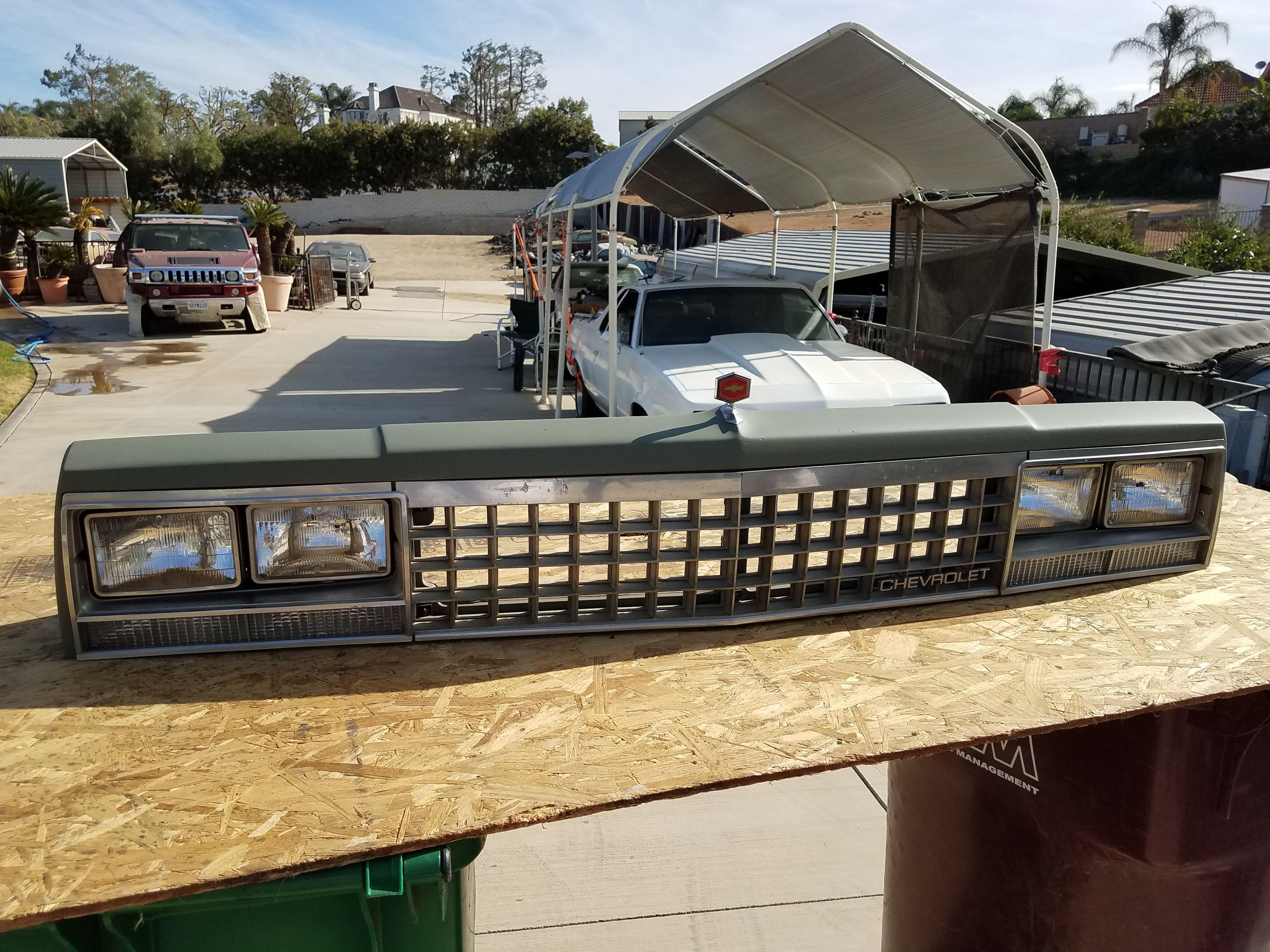 82-87 El Camino complete header panel 78-81 Malibu updated to newer ...