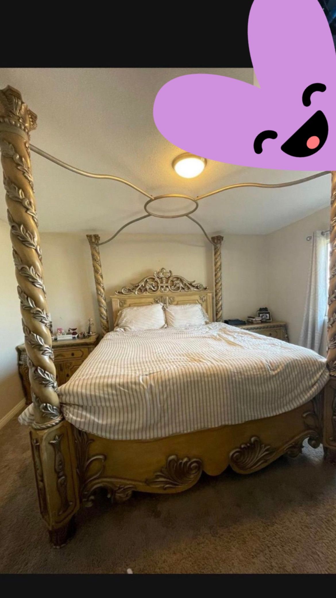 California King Bed frame N Night Stands for Sale in Temecula, CA - OfferUp